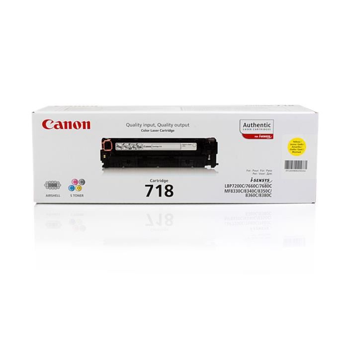 Canon I-Sensys MF 8550 cdn - Original Canon 2659B002 / 718Y - Cartouche ...