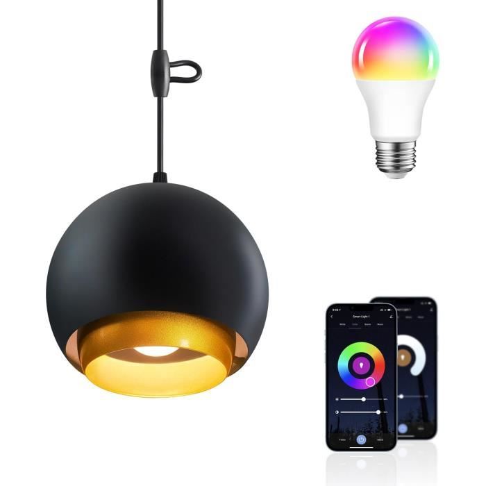 Plafonnier Industriel Vintage Luminaire E27 Rétro Lustre Suspension ...