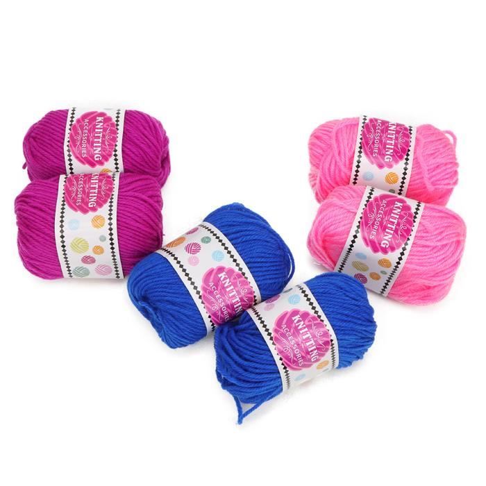 Cikonielf fil à tricoter Bricolage tissé laine Crochet ligne acrylique ...