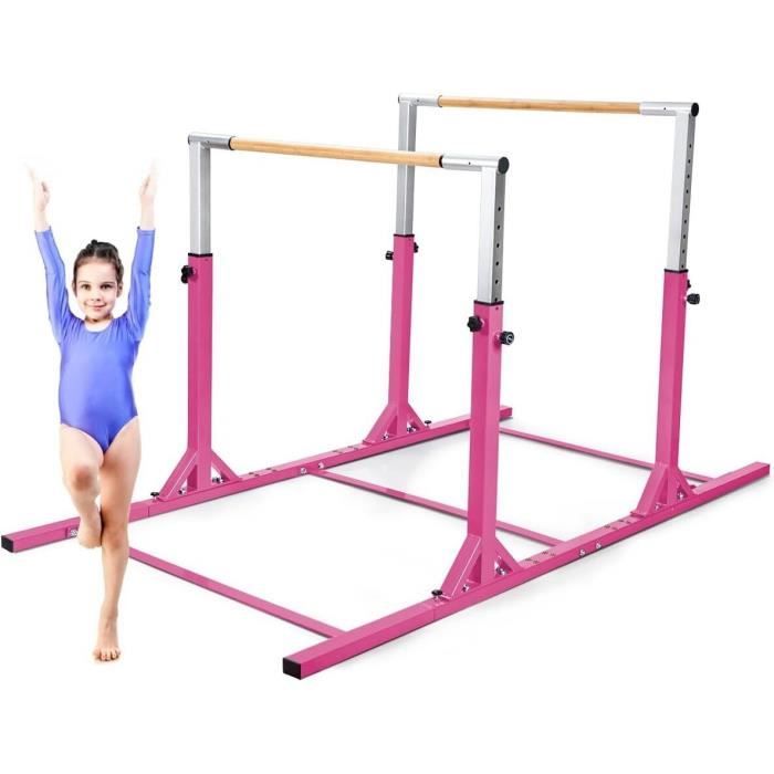GOPLUS Barre de Gymnastique avec Largeur et Hauteur Réglables, Barre ...