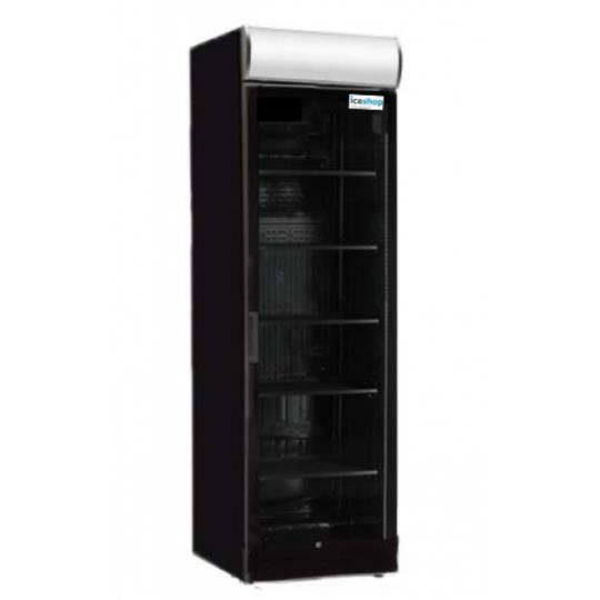 Frigo vitrine réfrigéré avec porte vitrée 400L - MATERIEL - KBC 390 B ...