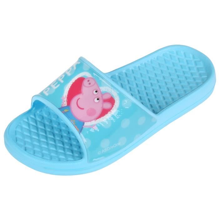 Tongs Peppa Pig pour filles - Bleu - Légères et confortables ...