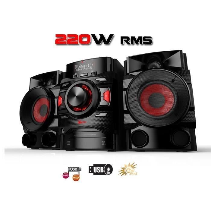 Destockage LG CM4340 Mini-chaîne CD 220W RMS - chaine hi-fi au meilleur ...