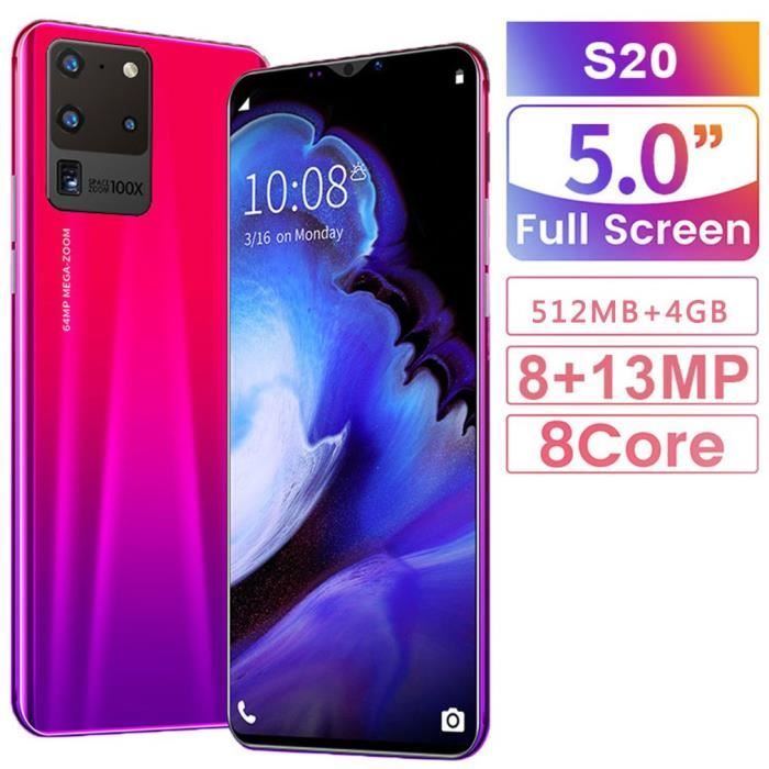 Smartphone S20 5,8 pouces 512MB+4GB Réglementations européennes rouge ...