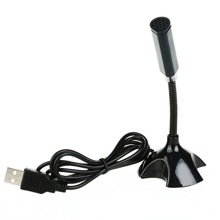 Microphone vocal USB pour ordinateur portable,haute sensibilité,mini ...
