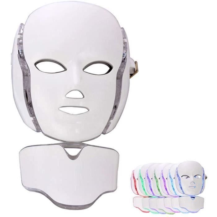 Activité-7 Couleurs Photon Electric LED Masque Facial Avec Le Cou ...