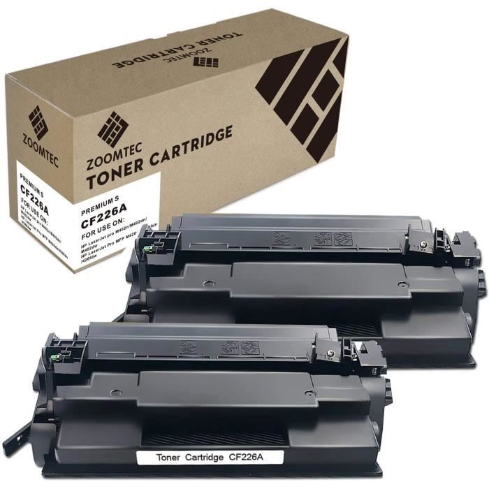 Compatible Pour Hp Cf226A 26A Cf226X 26X Noir Cartouche De Toner ...