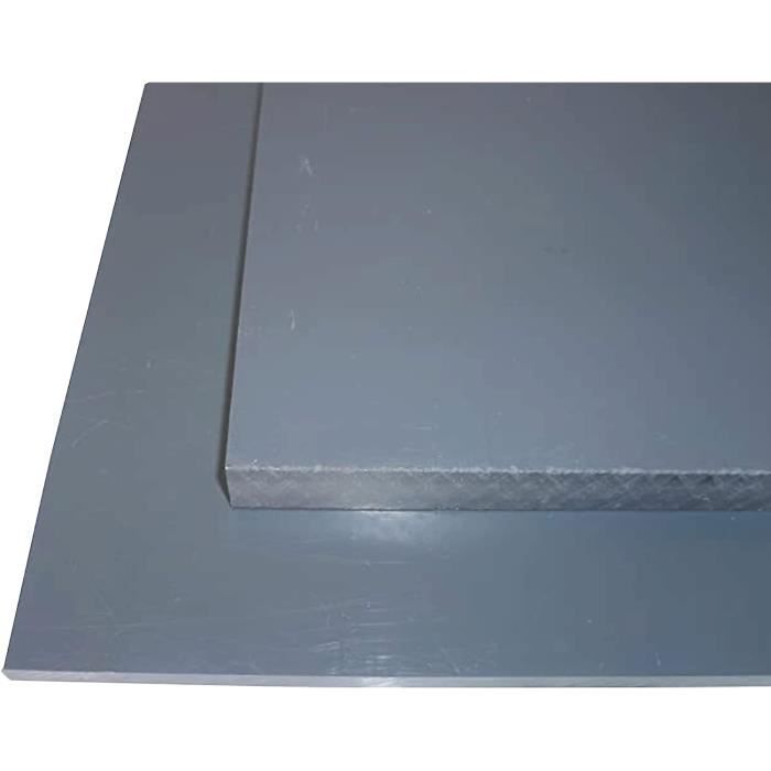 BT Metall Plaques en PVC dur gris de 5 mm d'épaisseur dans la découpe ...