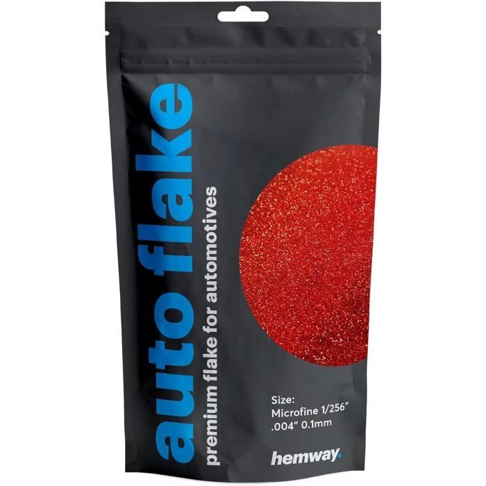 Hemway Auto Metal Flake 100g - 3.5oz Premium Glitter Paint Additive for Automotives Car Bike Van ...
