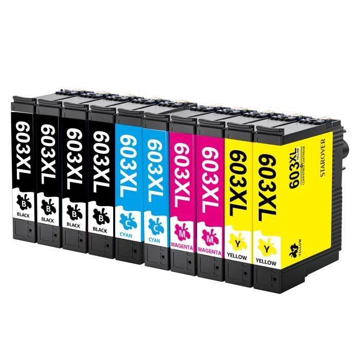 STAROVER 603 XL 10 Cartouches encre pour Epson 603 XL 603XL Etoile de ...