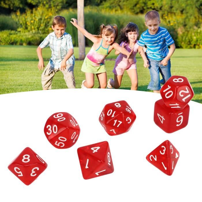 VGEBY Jeu de dés 14 pièces ensemble de dés polyédriques étanche ...