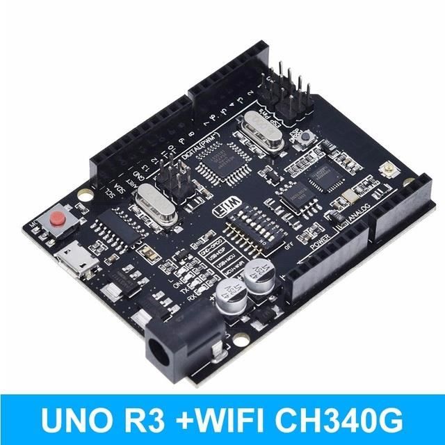 Circuits intégrés,UNO R3 Add WIFI--Carte de développement UNO R3 avec ...