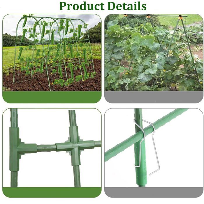 Tuteur De Concombre, 160x120cm, Treillis Potager, Plante Grimpante ...