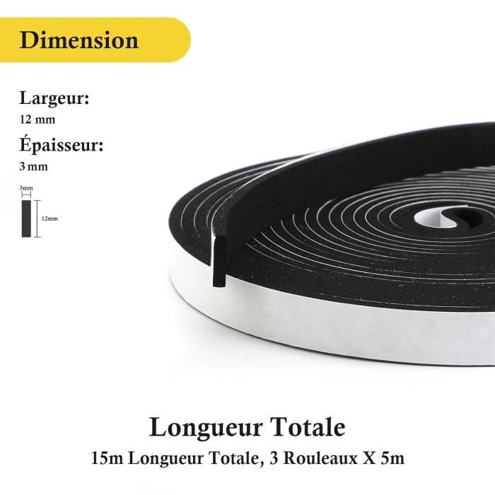 Joint Mousse Adhésif Pour Isolation Fenetre, Joint Isolant En ...