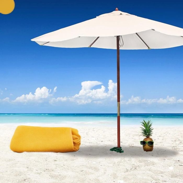 X2 Pied Parasol Plage Ou Support Parasol.Pied Parasol Résistant Léger ...