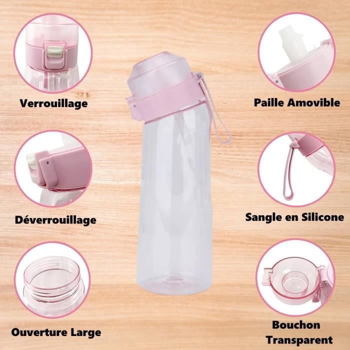 Générique Air Gourde, avec 7 Pods, 650ML, Capsules de Saveur, Bouteille ...