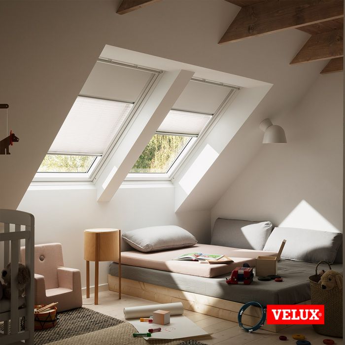 VELUX Store Original Duo Occultant Beige Clair, Cadre Argenté, DFD S06 ...