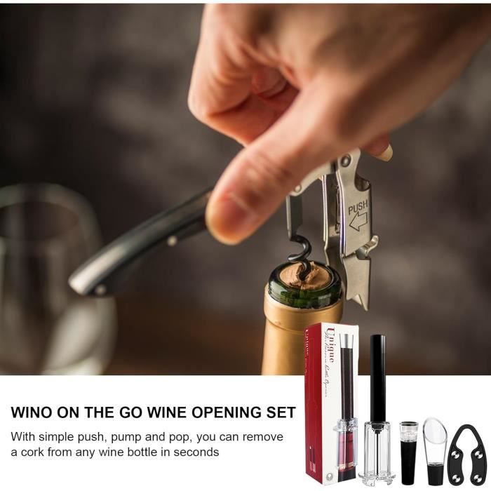 Ouvre-Bouteille De Vin, Tire-Bouchon Facile, Pompe À Air Efficace ...