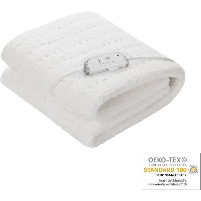 Surmatelas chauffant extra moelleux en polaire - MEDISANA - HU 672 ...
