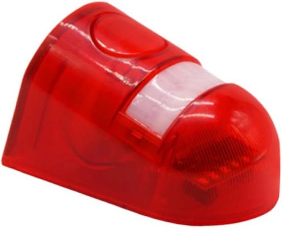 Rouge Rouge Lampe Clignotante Lampes Solaires à Capteur De Fort Son ...