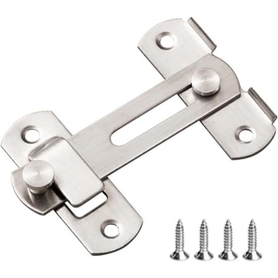 Verrou De Porte En Acier Inoxydable - Verrou De Porte Intérieur À 180 ...