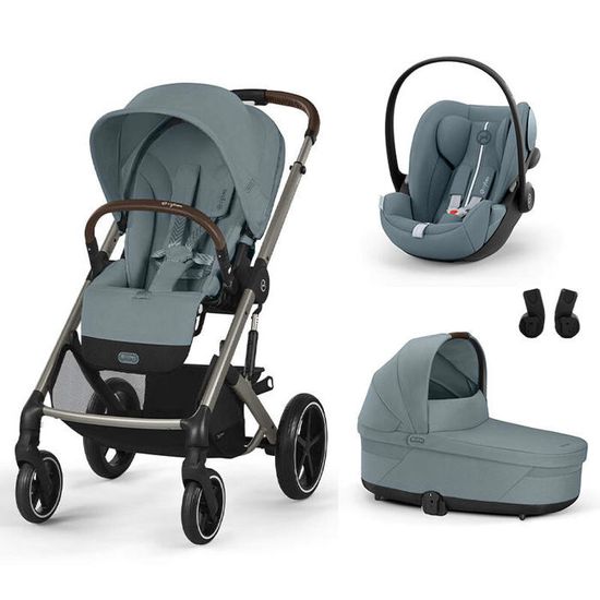 CYBEX - Poussette Trio Balios S Lux Tpe Cloud G I-size Nacelle Stormy ...