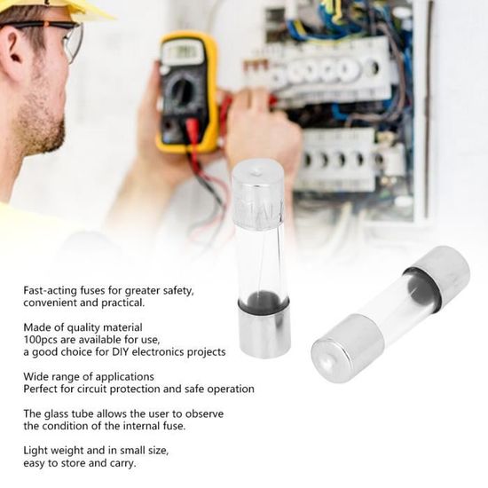 Fusible En Verre À Fusion Rapide Fusible En Verre, 100 Pièces, Circuit De Soufflage Rapide ...