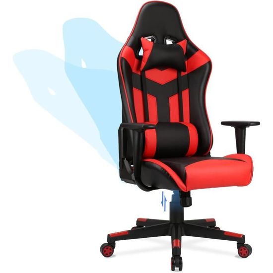 Chaise Gaming Ergonomique Et Pivotant À 360°,Chaise Gamer Confortable ...