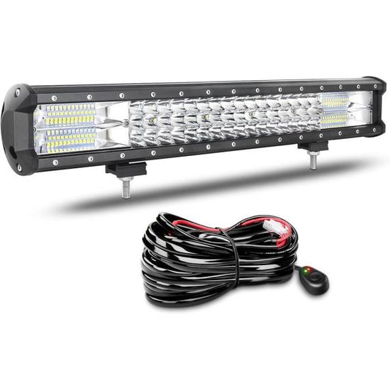 51Cm 20'' 288W Barre Led Con Faisceau De Câblage Rampe Led 12V 24V ...