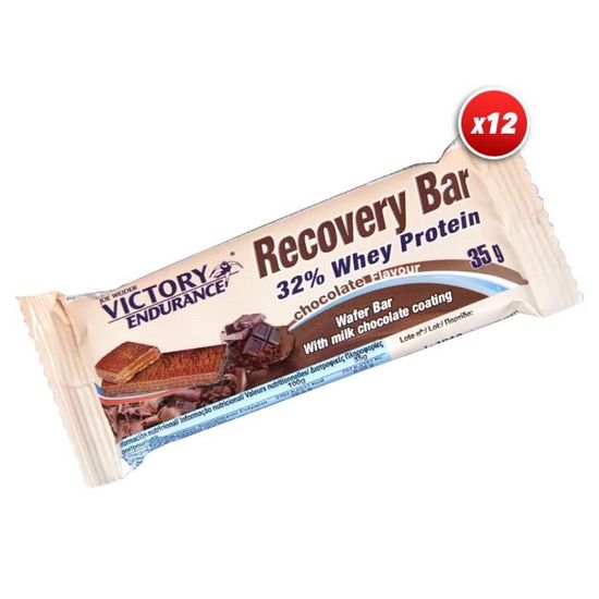 VICTORY ENDURANCE - 12 x Recovery Bar 32% Whey Protein 35 g - Banane ...