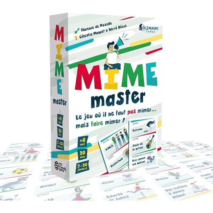 Jeu de Mime Réinventé pour 3 à 20 Joueurs dès 8 Ans, Fous Rires en ...