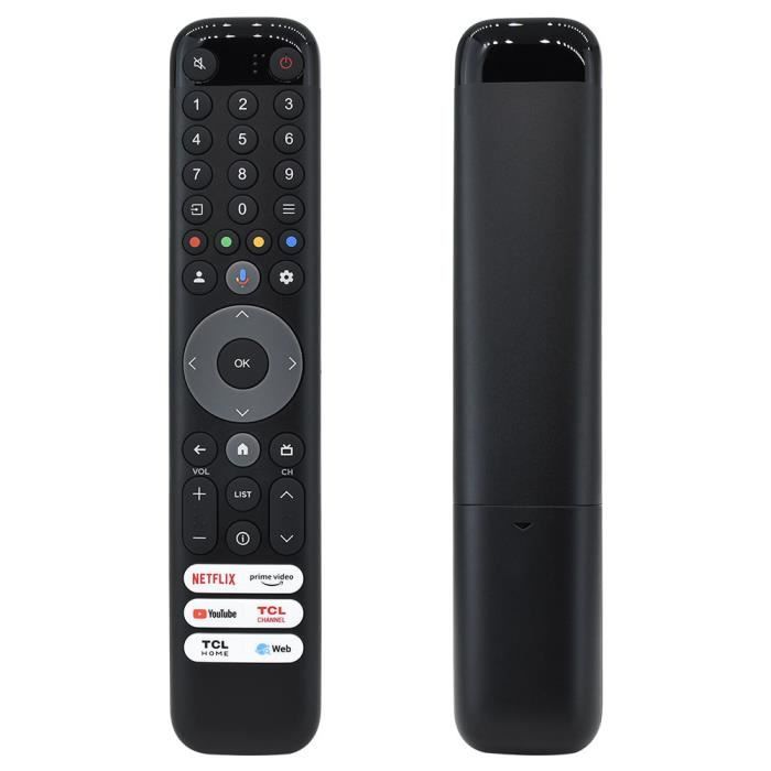 Télécommande vocale pour TCL QLED Smart Google TV, RC833, GUB1, 50, 55 ...