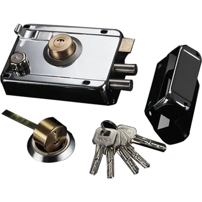 Verrou de porte antivol universel, verrou porte en acier inoxydable ...