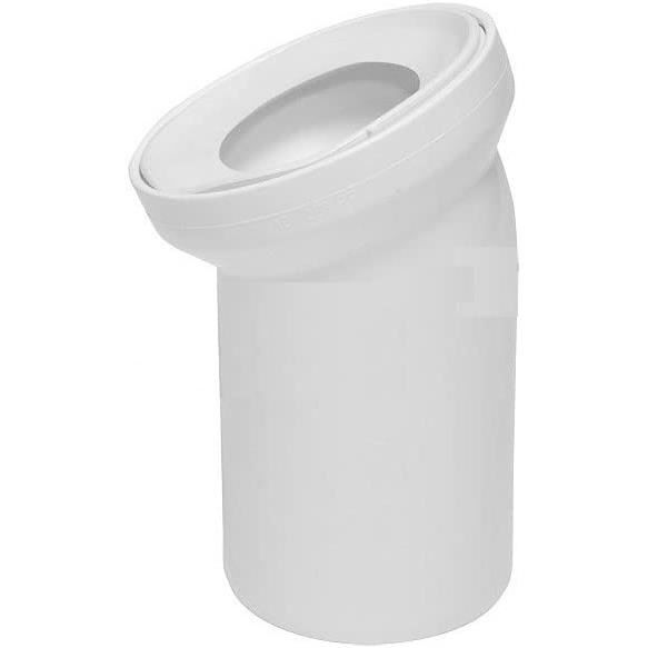 Pipe coudée de WC diamètre 110mm - 22°[544] - Cdiscount Bricolage