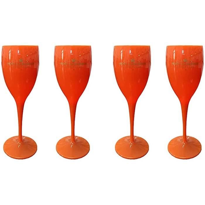 Moët & Chandon Ice Imperial Lot de 4 flûtes à champagne 175 ml avec ...