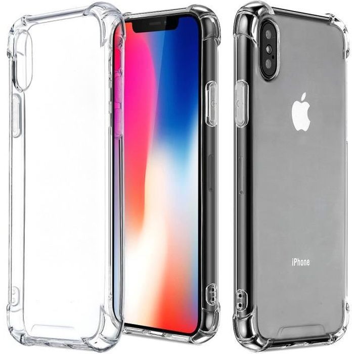 Coque iPhone X - Okmall - Modèle Transparent - Souple - TPU ...