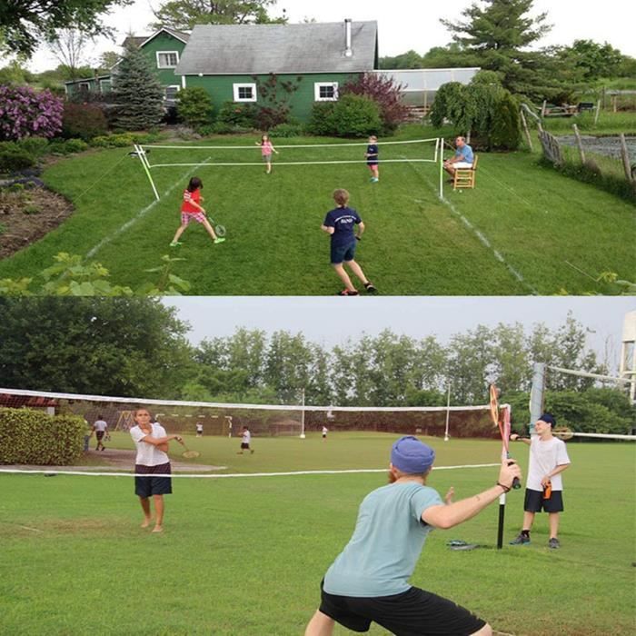 KIT BADMINTON - PACK BADMINTON - ENSEMBLE BADMINTON Filet de tennis ...