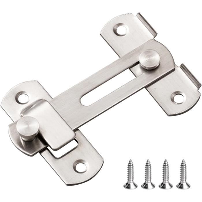 Verrou De Porte En Acier Inoxydable - Verrou De Porte Intérieur À 180 ...