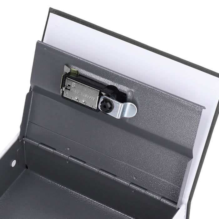 ROM Book Shaped Safe, Book Safe Box Metal Durable For Bookshelf Meuble ...