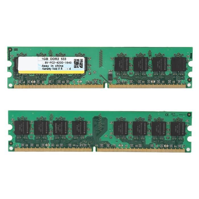 Module de mémoire 1 Go Fonctionnement haute vitesse Module de RAM 533 ...