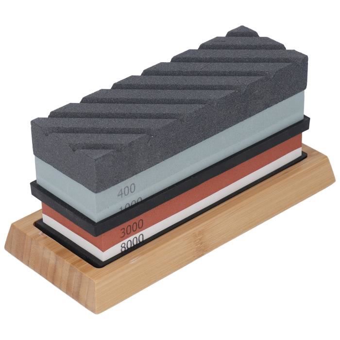 GOTOTOP ensemble de pierre d'affûtage de pierre à aiguiser Kit de pierre à aiguiser pour ...