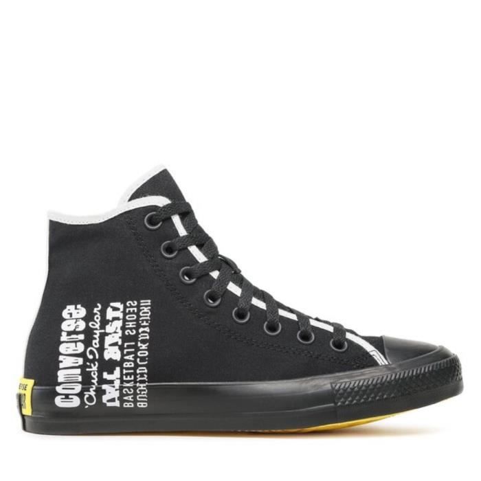 Chaussures CONVERSE Ctas Hi Noir - Homme/Adulte Noir - Cdiscount Chaussures