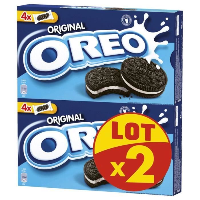 OREO Original Pocket vanille Biscuits 2x200g - Cdiscount Au quotidien