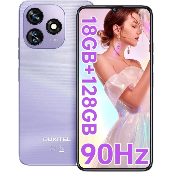 OUKITEL C51 Téléphone Portable - 6.8 Pouces,5150mAh Smartphone Android 14,18 GO 612 RAM 128GO ...
