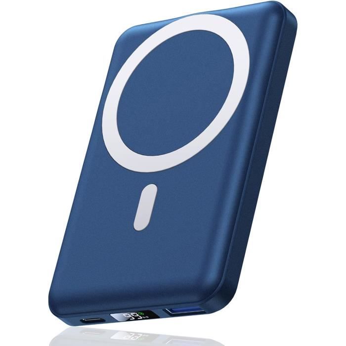 Batterie Externe 10000Mah Chargeur Magnétique Power Bank Magnetic Sans ...