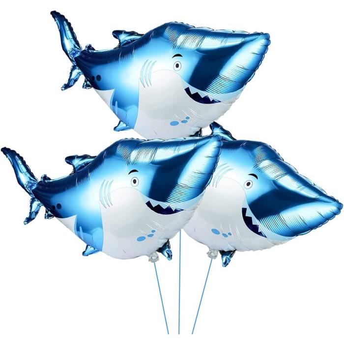 Ballons Requin Forme, Requin Fête D'Anniversaire Décorations, Ballons ...