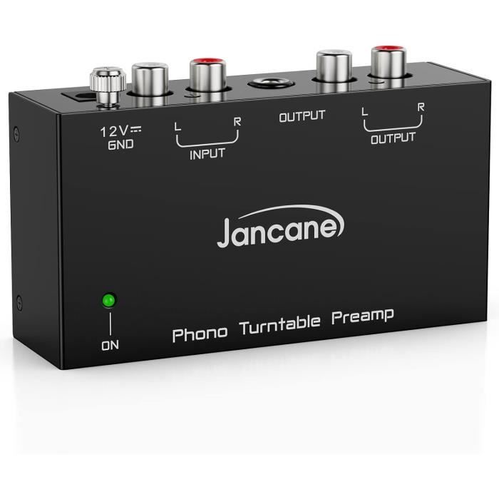 Préampli Phono, Préamplificateur stéréo électronique avec entrée RCA ...