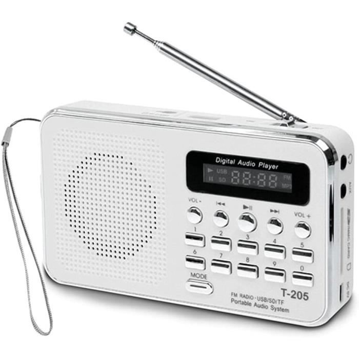 Fm Radio-Digital Audio Player, Mini Fm Radio Portable Digital Speaker ...
