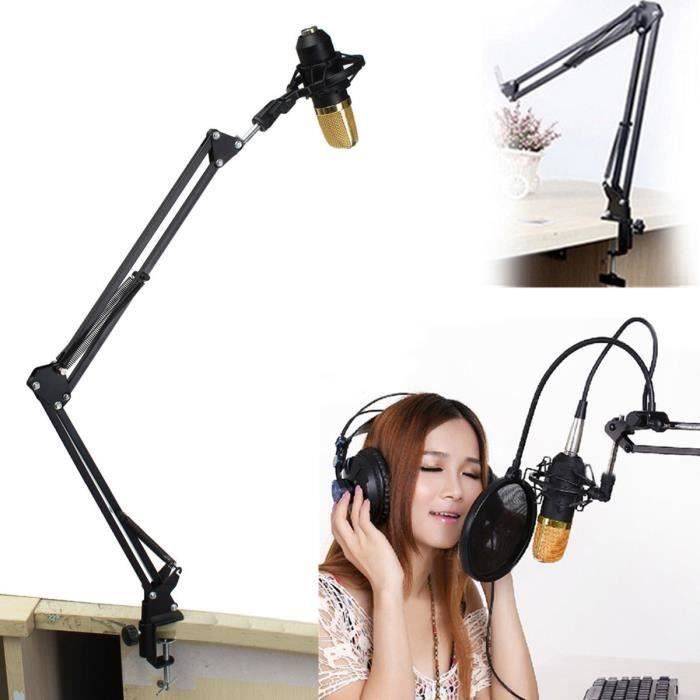 Kit BM700 Dynamique Microphone Micro + Extension Pivot Bras Support à ...