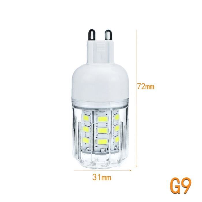 AMPOULE LED,G9-Cool White-DC 12V--E27 E26 E12 E14 B22 G9 GU10 A MENÉ Des Ampoules De Maïs DC 12V ...